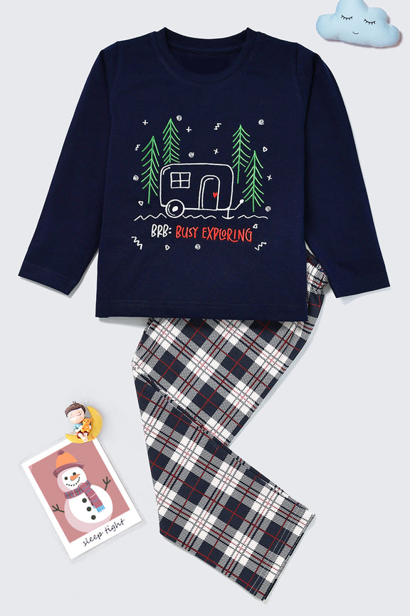 BRB Busy Exploring Kids' Pyjama Set – NiteFlite