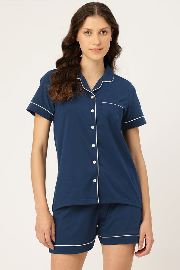 Picasso Blue Shorts Set – NiteFlite